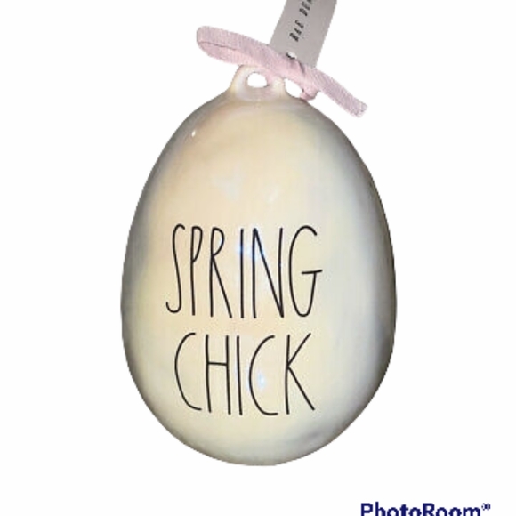 Rae Dunn | Holiday | New Rae Dunn Spring Chick Ceramic Iridescent Egg ...